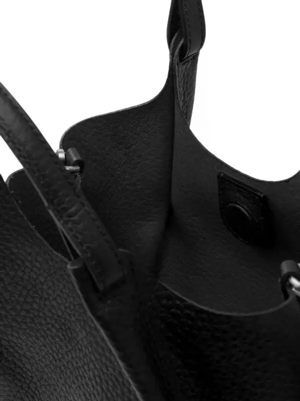 GIANNI CHIARINI Medium Dua Pebbled Leather Tote Bag