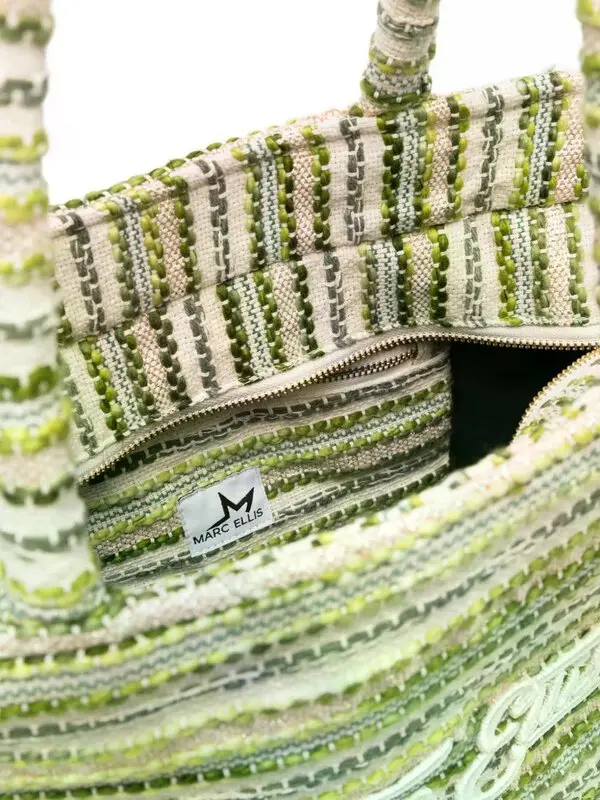 MARC ELLIS Medium Buby Striped Tote Bag