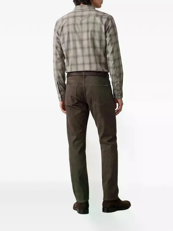 SUGAR CANE JEANS Check-pattern Long-sleeve Shirt