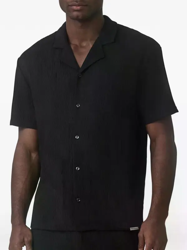 MAUVAIS Eivissa Plissé Short-sleeve Shirt