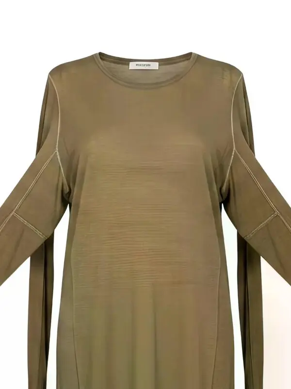 UMA WANG Debi Long-sleeve Mini Dress