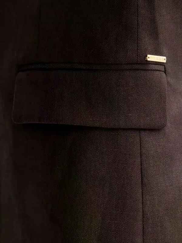 Guess Single-breasted Blazer With Notch Lapels