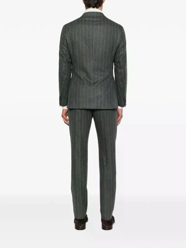 Caruso Aida Pinstripe Double-breasted Wool Suit