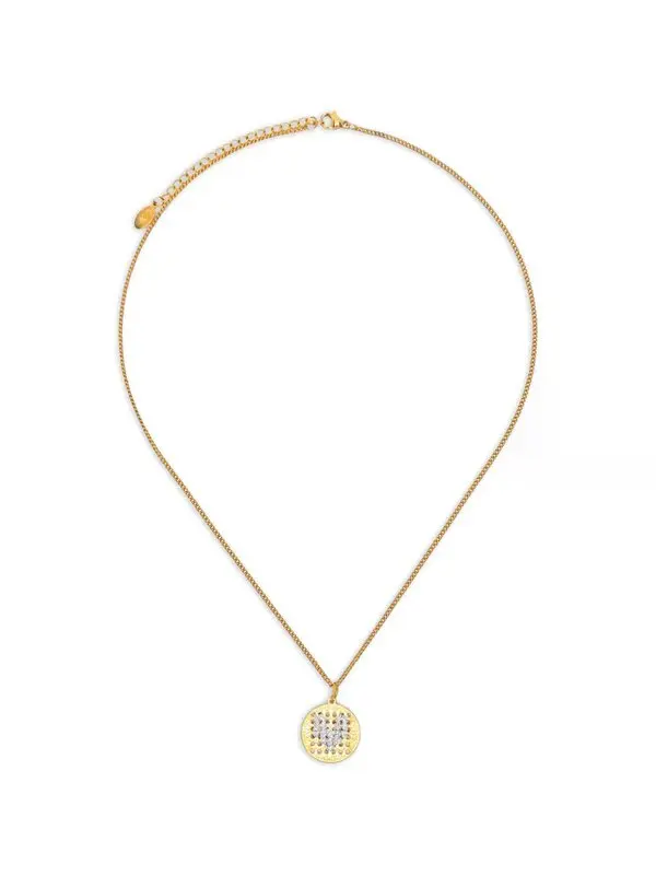 L'EIGHT STUDIO Heart And Coin Necklace - Gold