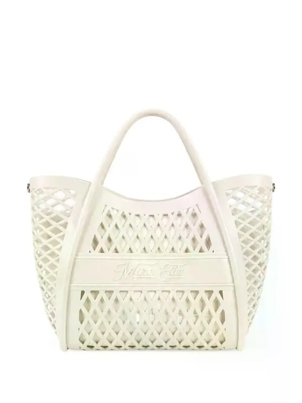 MARC ELLIS Medium Flat Basket Tote Bag
