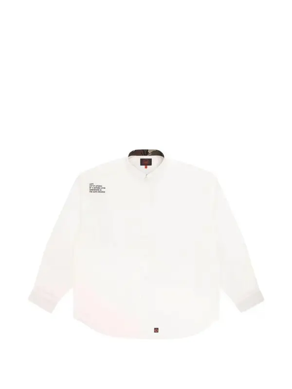AAPE BY *A BATHING APE Logo-print Button-down Shirt