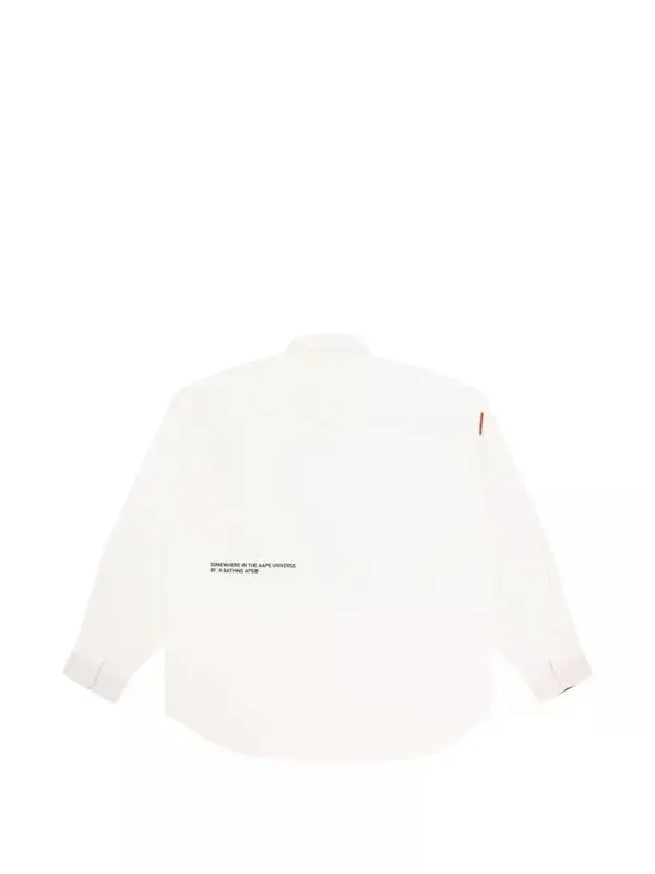 AAPE BY *A BATHING APE Logo-print Button-down Shirt