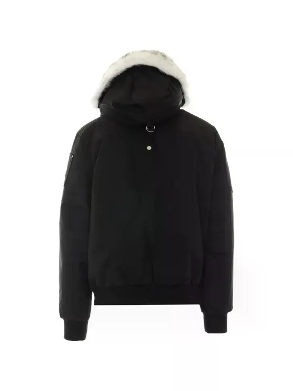 Moose Knuckles Ballistic Shearling-trim Bomber Jacket