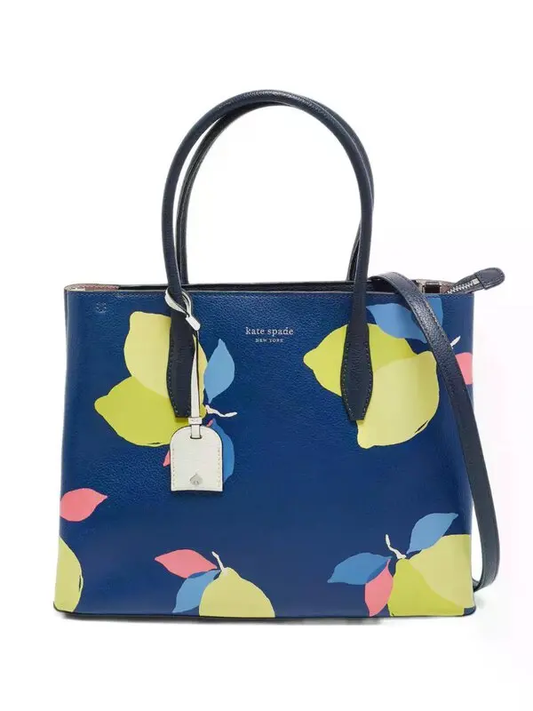 Michael Kors Eva Lemon Zest Tote Bag - Blue