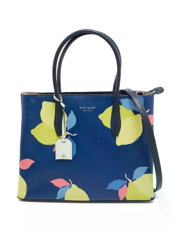 Michael Kors Eva Lemon Zest Tote Bag - Blue