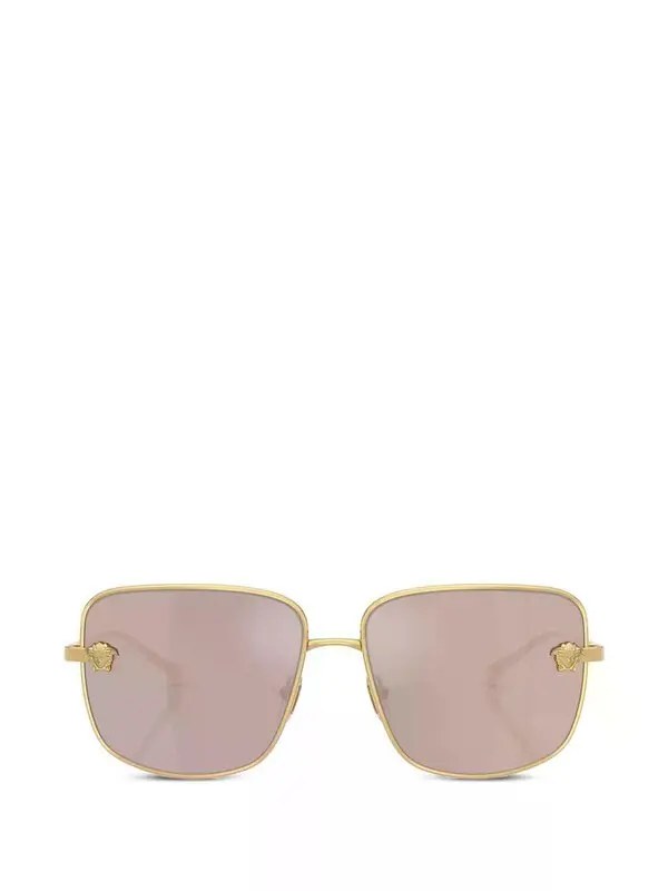 Versace Medusa Plaque Square-frame Sunglasses