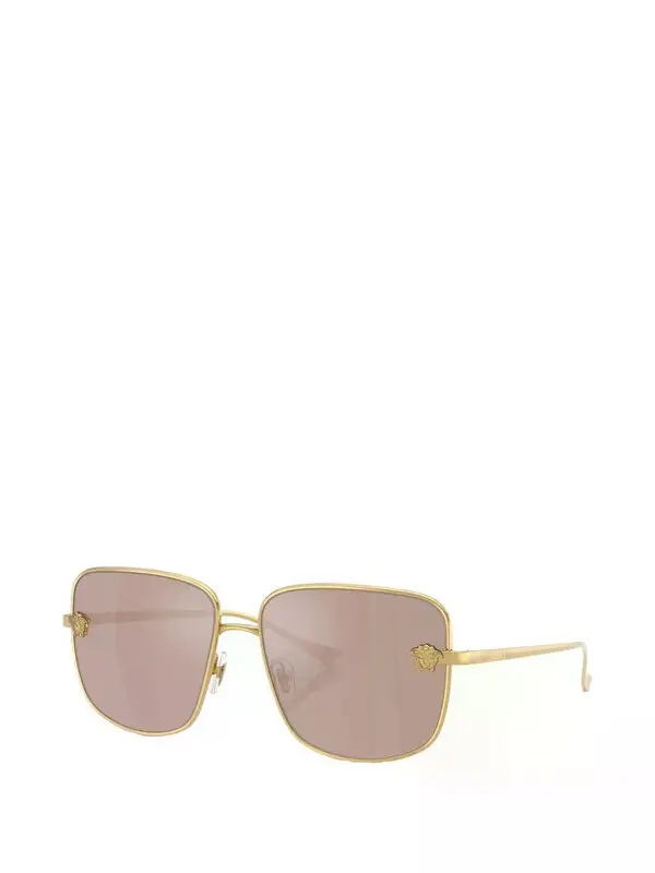 Versace Medusa Plaque Square-frame Sunglasses