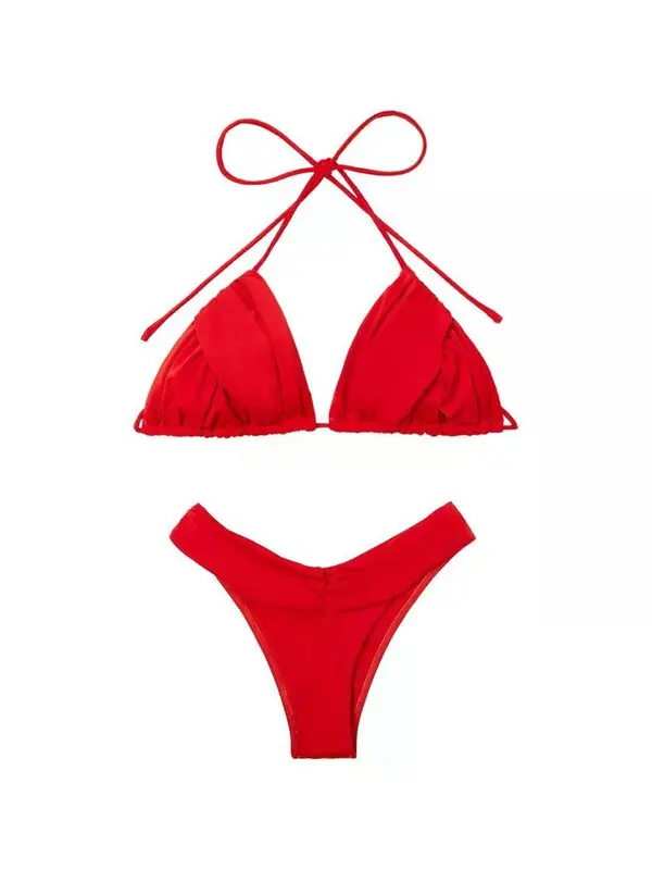 ELEGANCIA Mimi Halterneck Bikini - Red