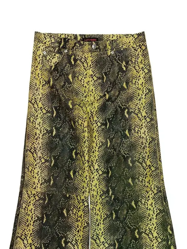 LỰU ĐẠN Phat Snake-effect Trousers