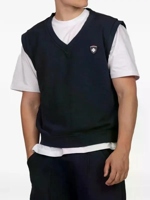 PODHIO Logo-patch V-neck Vest