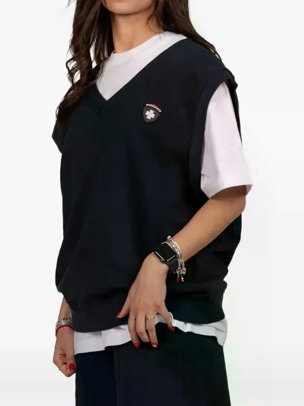 PODHIO Logo-patch V-neck Vest