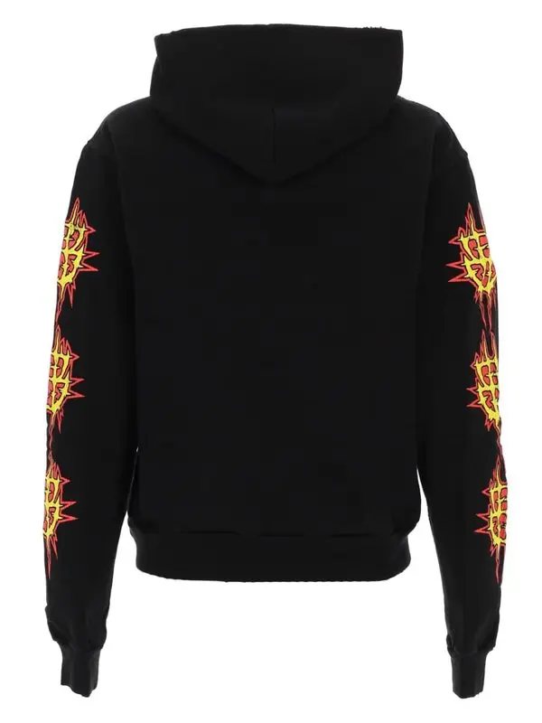 Balenciaga Logo Print Cotton Hoodie