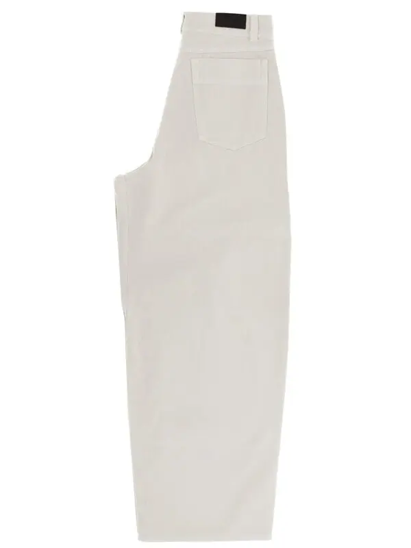 LEMAIRE Cotton Pants - Cream