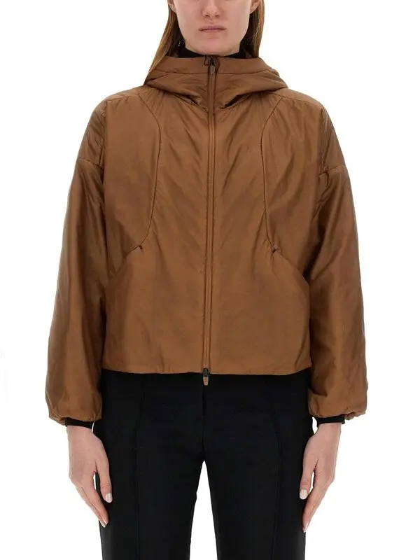 Herno Nylon Hooded Jacket - Cream