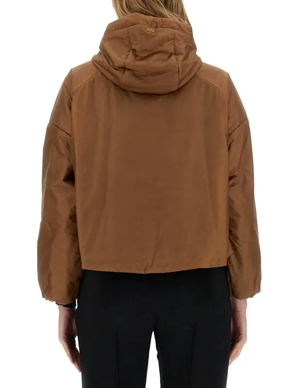 Herno Nylon Hooded Jacket - Cream