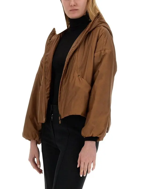 Herno Nylon Hooded Jacket - Cream