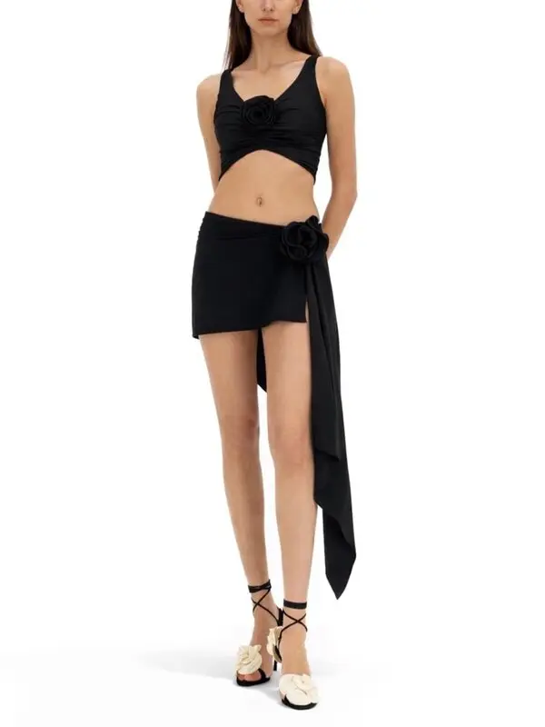 Magda Butrym Asymmetrical Draped Skirt