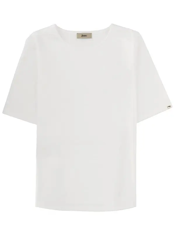 Herno Split Cotton T-shirt - White