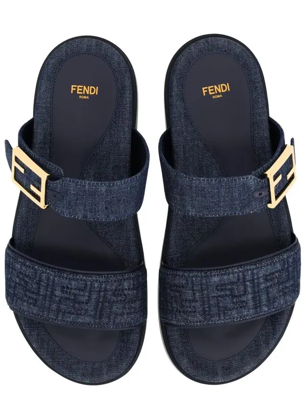 Fendi Feel Sandals - Blue