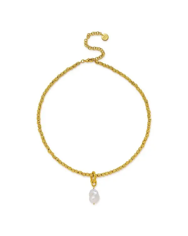 AMBER SCEATS Azar Necklace - Gold