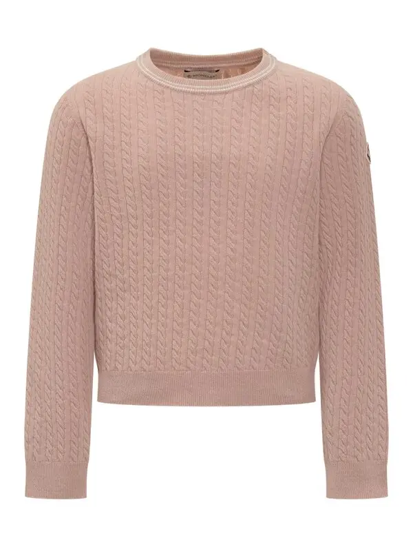Moncler Pullover Sweater Mini Fit - Rosa