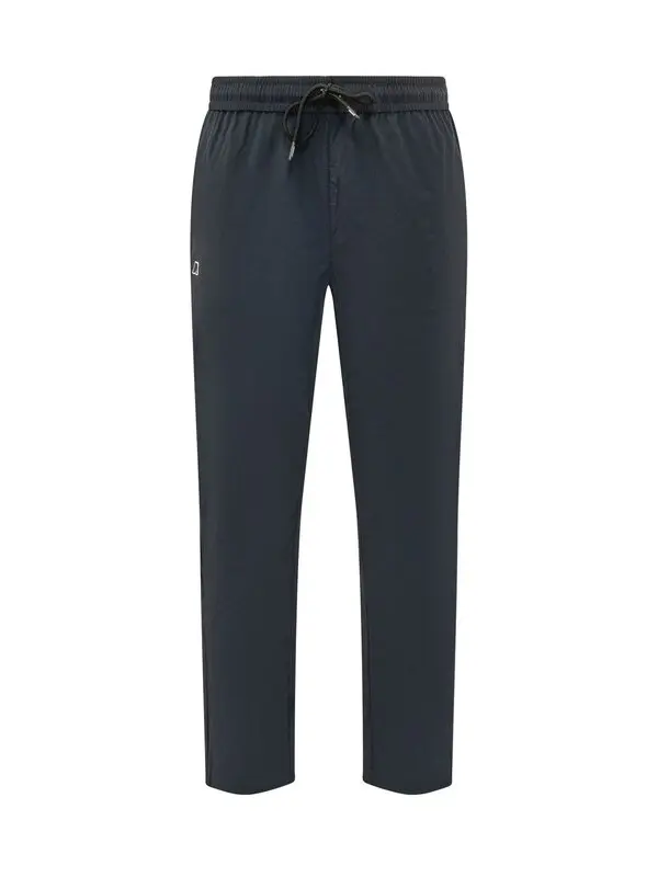 K-WAY Travel-ready Mini Trousers With Adjustable Waist - Blue Depth