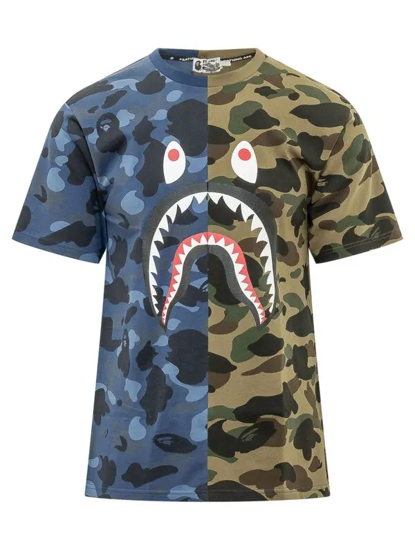 A BATHING APE Stylish Camouflage Graphic T-shirt