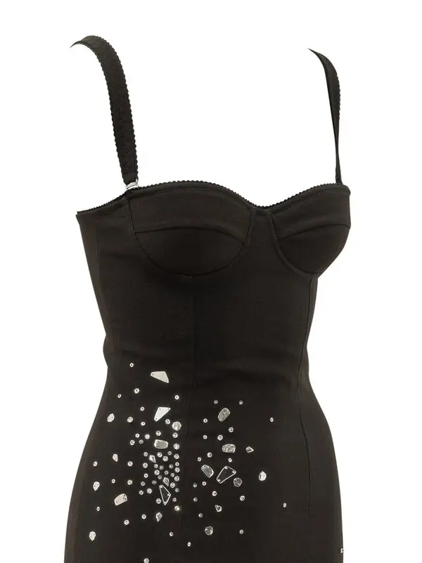 DES_PHEMMES Long Bustier Dress
