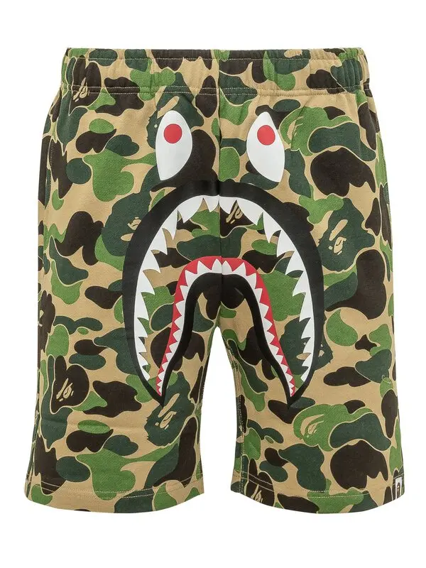 A BATHING APE Mini Camo Sweat Shorts