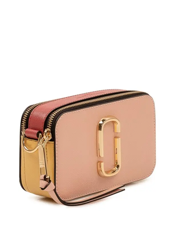 Marc Jacobs Snapshot Mini Leather Shoulder Bag - Rose Multi