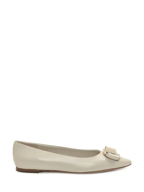 FERRAGAMO Elegant Mini Ballerina Flats