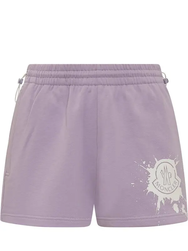 Moncler Printed Mini Shorts - Lilla