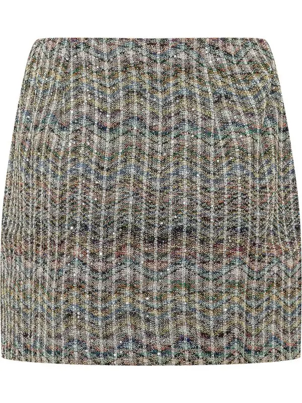 Missoni Inspired Caperdoni Mini Skirt