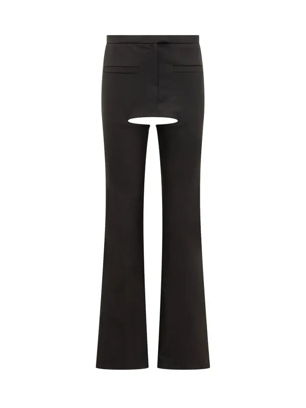 COURREGES Chic Paintntaloni Mini Chaps Trousers - Black
