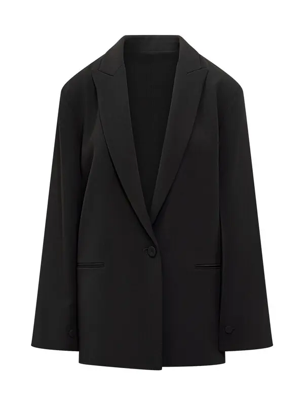 Alberta Ferretti Monochrome Mini Blazer