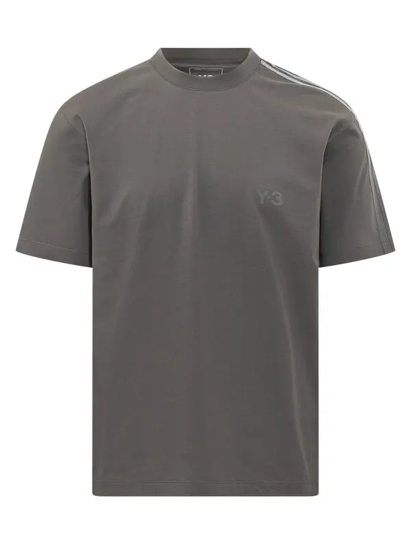 Y3 Graphic 3-stripe Short Sleeve Tee