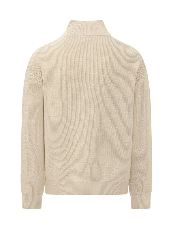 JW Anderson J. W. Anderson Half-zip Jumper For Fall 2026 - Ivory