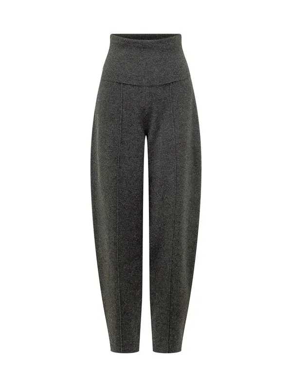 Zimmermann Knit Barrel Pants - Graphite