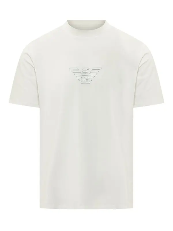 Emporio Armani Classic T-shirt With Signature Branding - M0306
