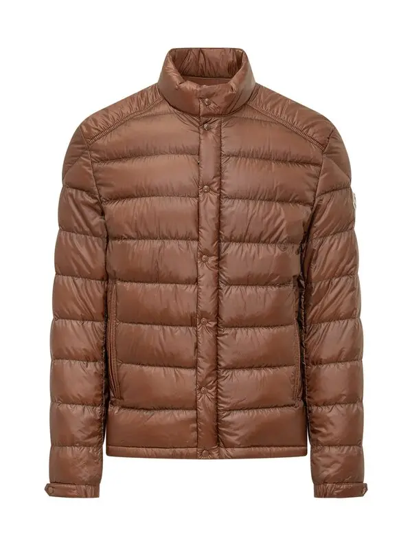 Moncler Lightweight Puffer Jacket - Marrone