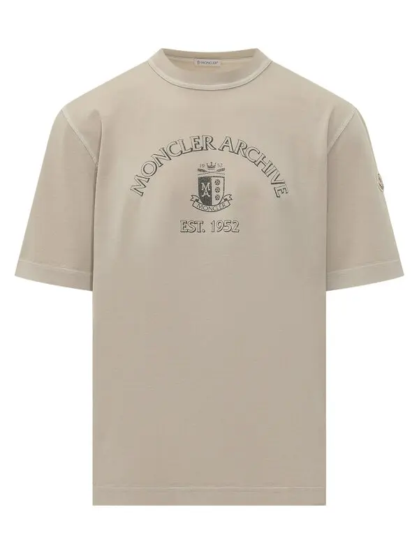 Moncler Graphic Front T-shirt - Beige