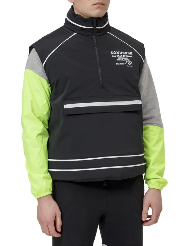CONVERSE Full Zip Sweatshirt - Nero