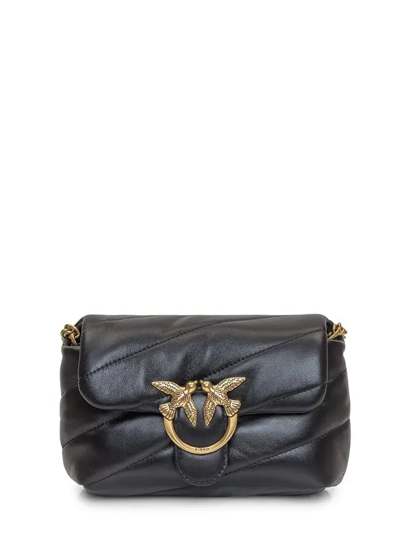 Pinko Love Puff Mini Shoulder Bag - Black