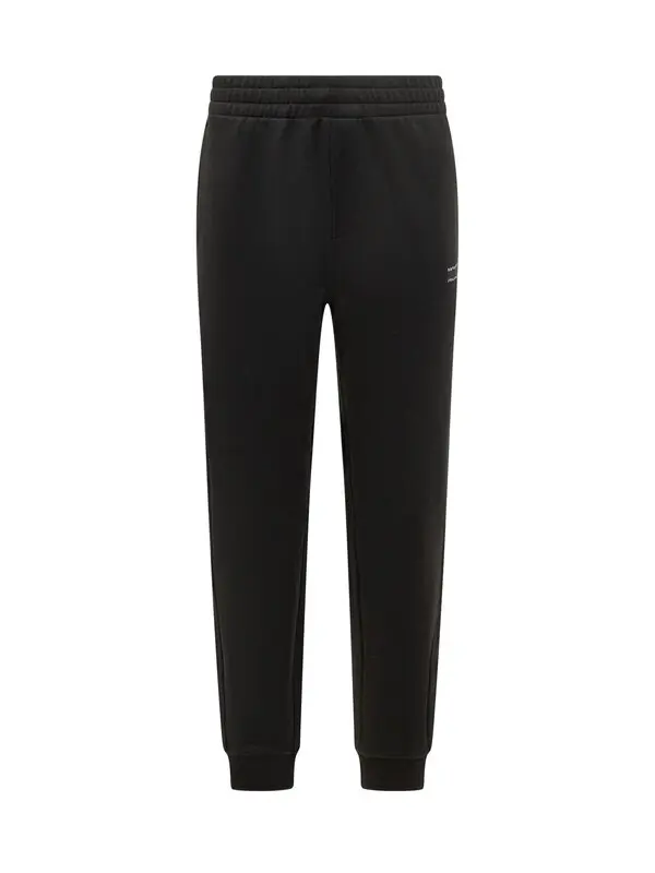 Moncler Cotton Jogging Trousers - Nero