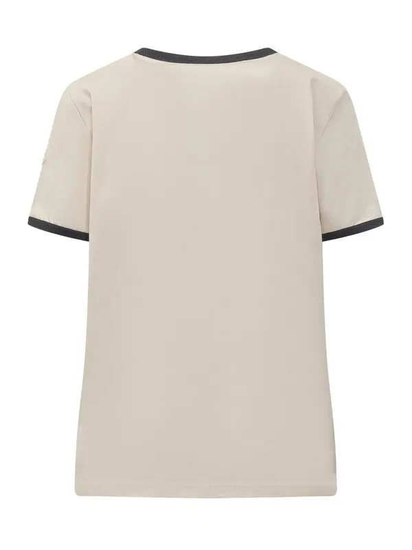 Moncler Casual T-shirt With Pocket - Bianco